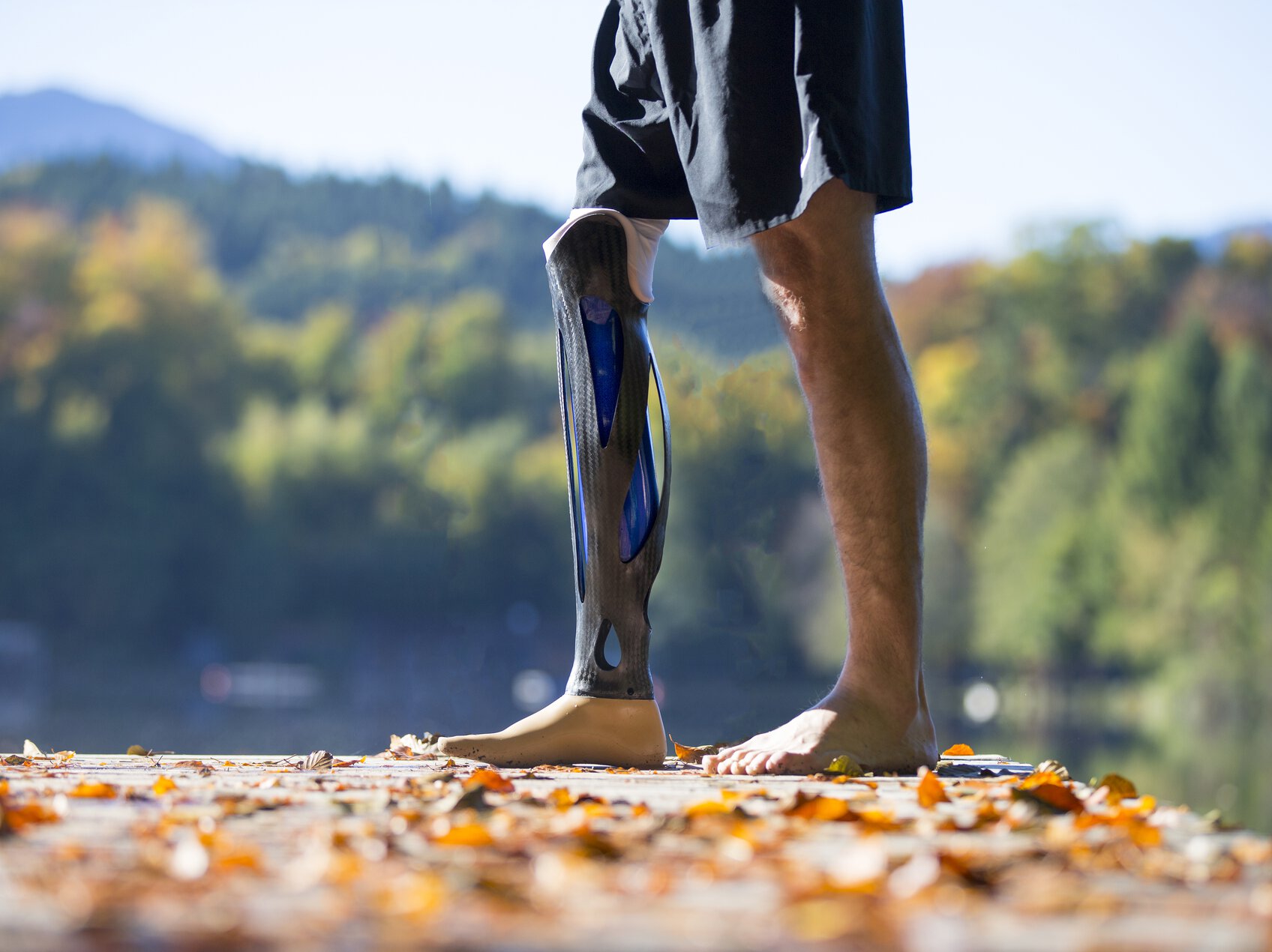 Bathing prosthesis: non-slip and waterproof